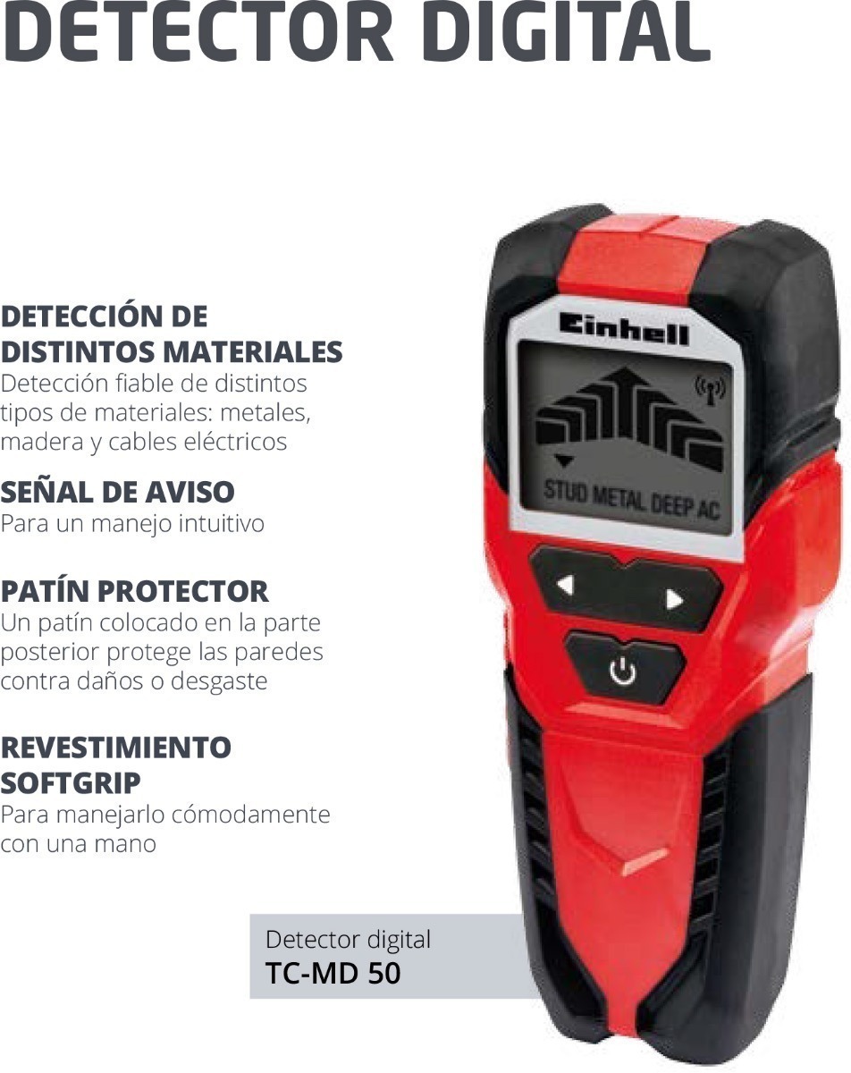 Detector Digital Tc-md 50 Einhell - Trader Motor