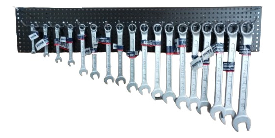 Llaves Combinadas Bremen Juego 6 A 24mm Tablero Perforado - Trader Motor